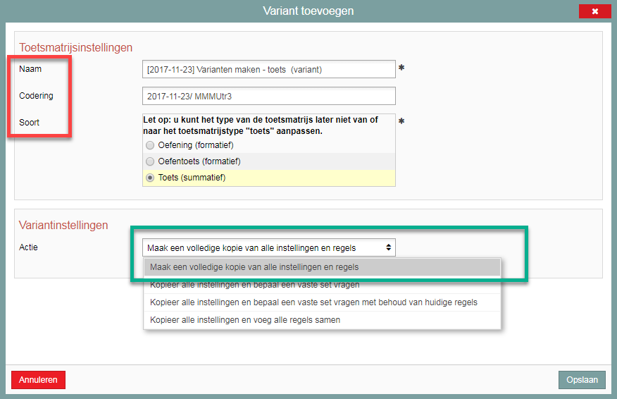 Educate-it supportsite: Digitaal toetsen met Remindo | Toetsmatrijs ...